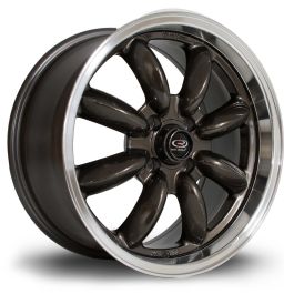 Buy Rota RB Alloy Wheels in Gunmetal with Polished Lip Set of 4 | Demon ...
