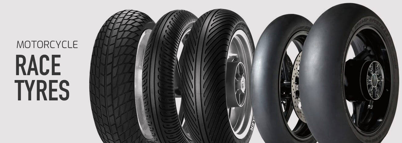 Motorcycle Race & Track Day Tyres | Slick & Race Wet Tyres